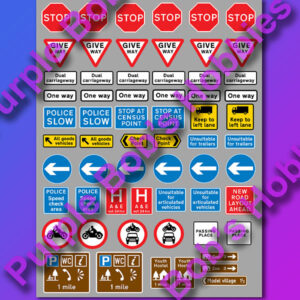 7mm Scale Sign Sets | Product categories | Purple Bob's Hobbies