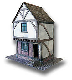7mm-scale-tudor-house-model-purple-bob-card-kit